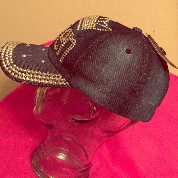 NYC Underground | Accessories | Queen Studded Bling Cap | Poshmark